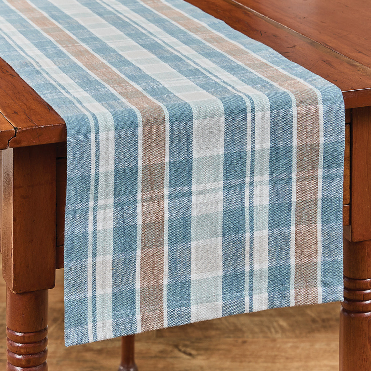 Beachside Plaid 36" Table Runner – Coastal Place