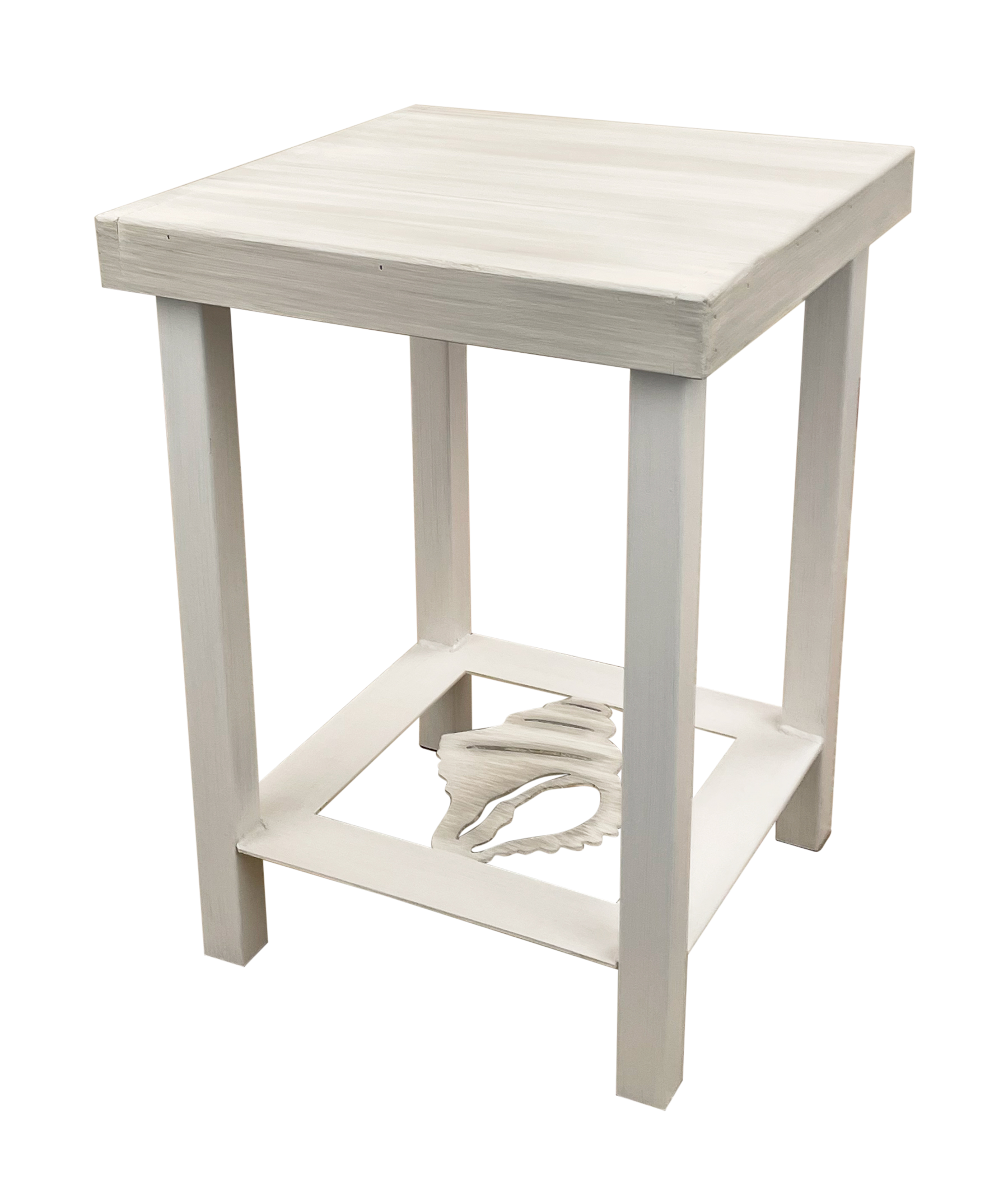 Navy Cottage Crab Square End Table – Coastal Place