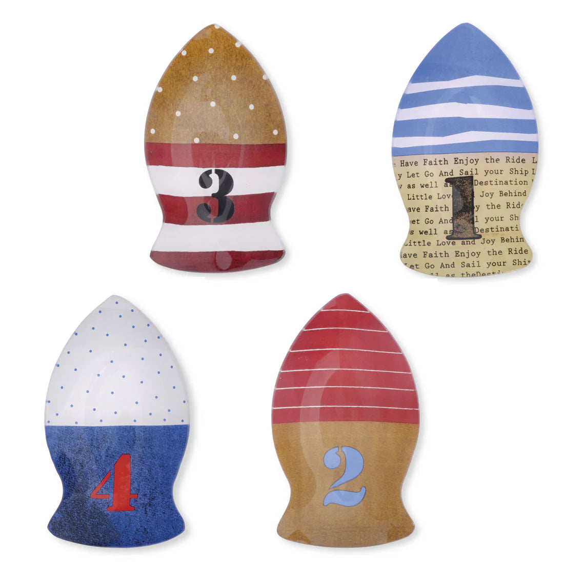 Buoy Glass Plates Set – Coastal Place