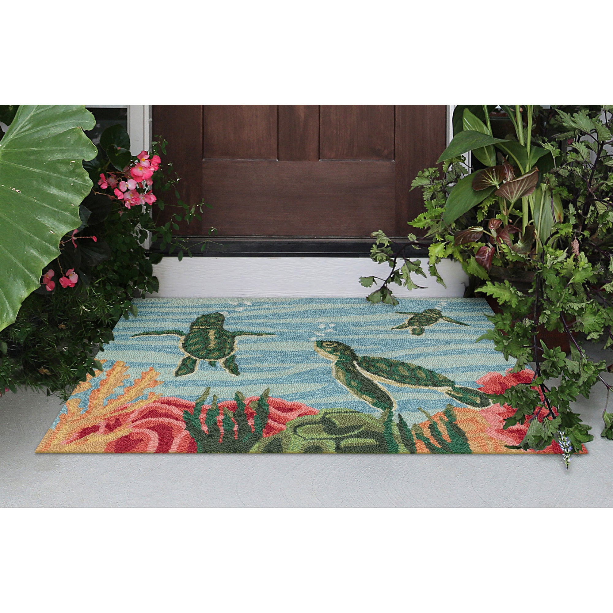 Baby Turtles Indoor/Outdoor Rug – Coastal Place