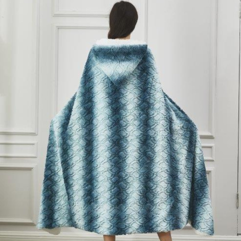 Deep Sea Waves Wearable Throw – Coastal Place