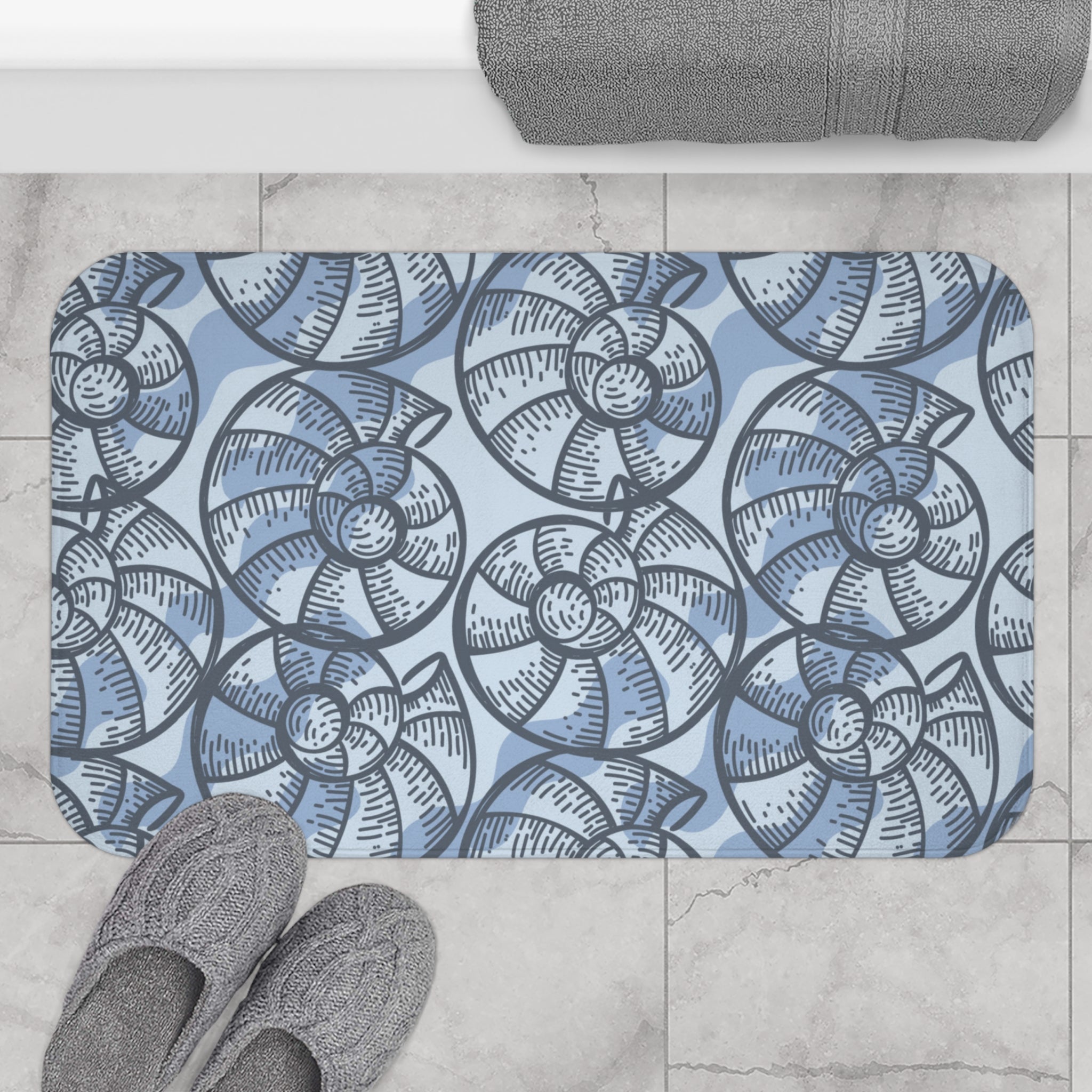 Snail Shell Bath Mat – Coastal Place