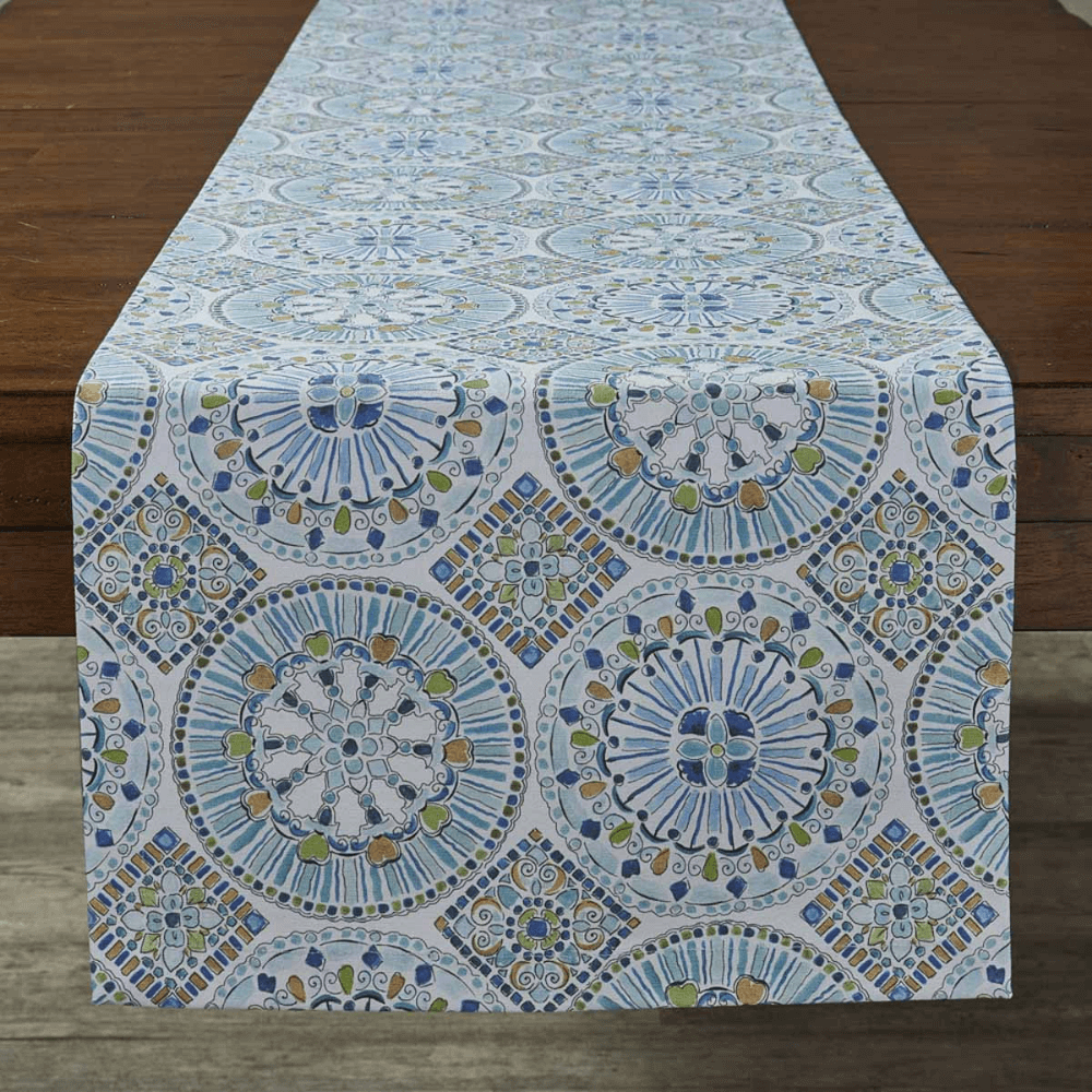 Mediterranean Villa Table Runner – Coastal Place