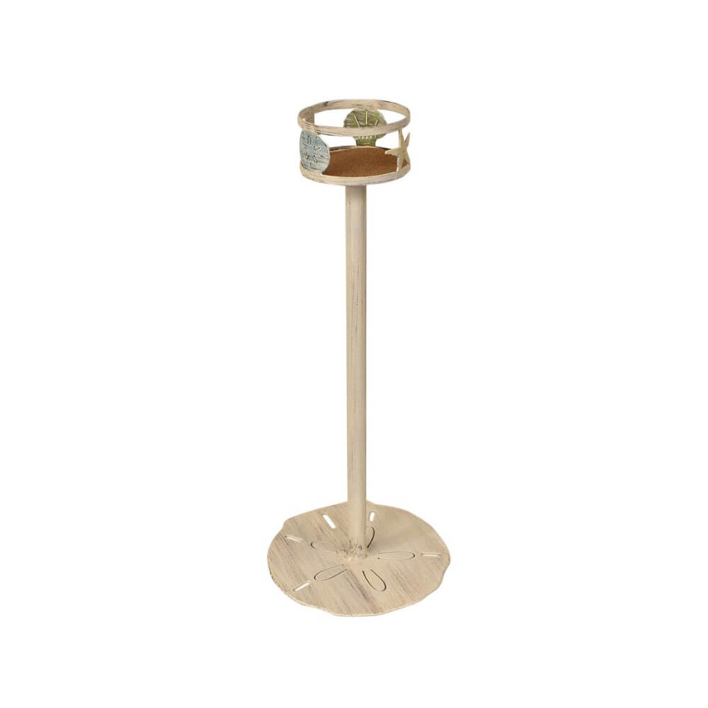 Sandy Shells Iron Drink Holder Stand – Coastal Place